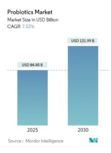 27 Interesting Probiotics Statistics & Market Size (2025)